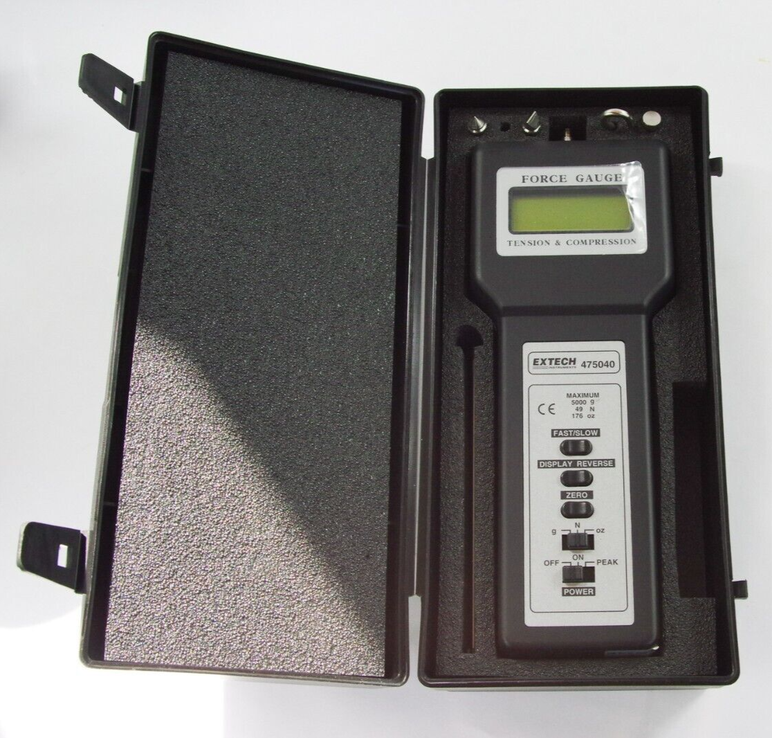EXTECH Instrument Force Gauge 475040 Tension/Compression Meter – NJT ...