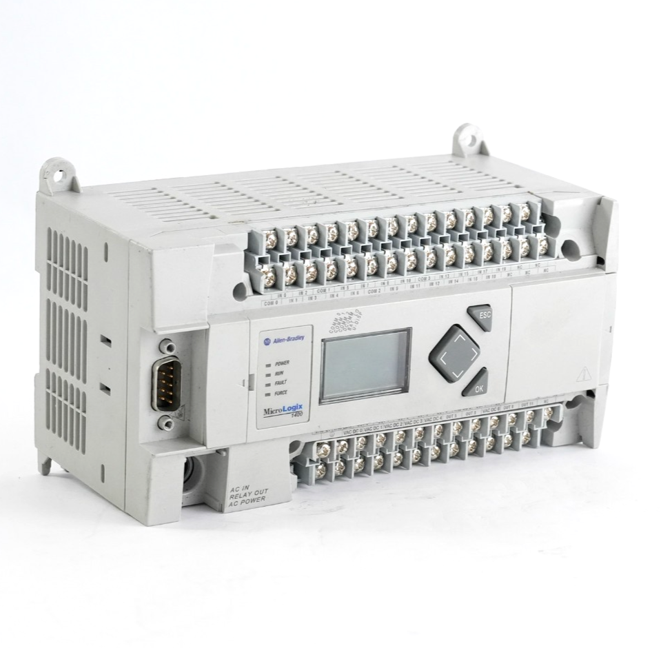 Allen Bradley 1766-L32AWA Ser C FW 21 MicroLogix 1400 Controller 32-Po ...